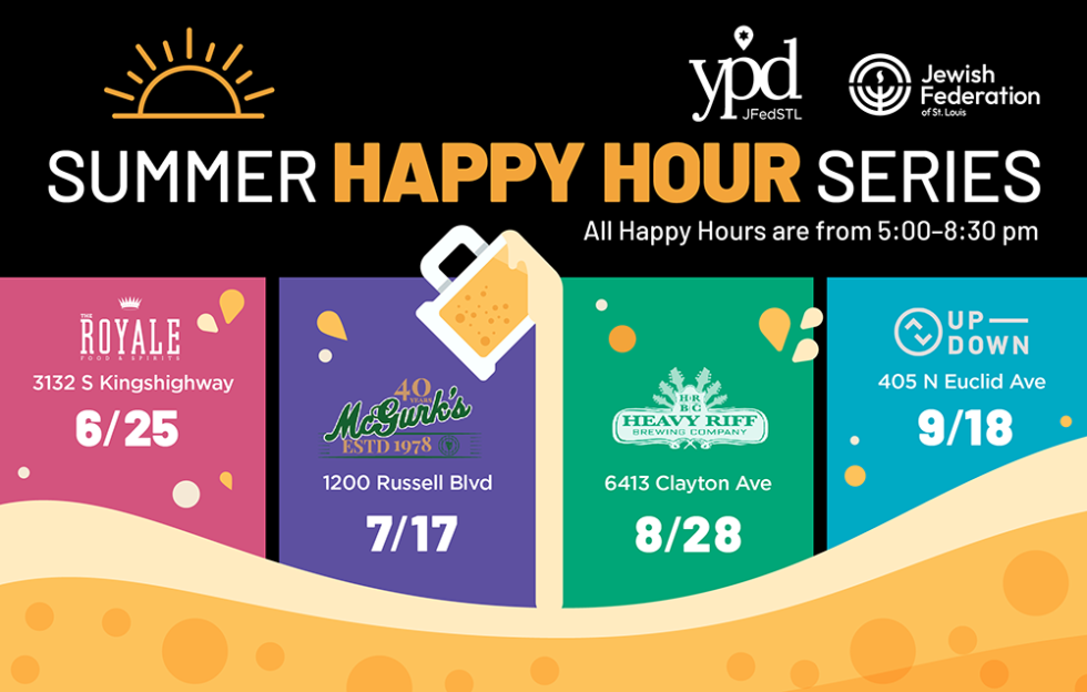 YPD Summer Happy Hour Series - Jewish Federation of St. Louis
